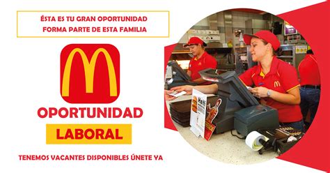MC DONALDS EXTIENDE SUS VACANTES DISPONIBLES Entrevista De Empleos