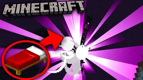POKONAŁEM SMOKA KRESU ŁÓŻKIEM Minecraft 44 YouTube