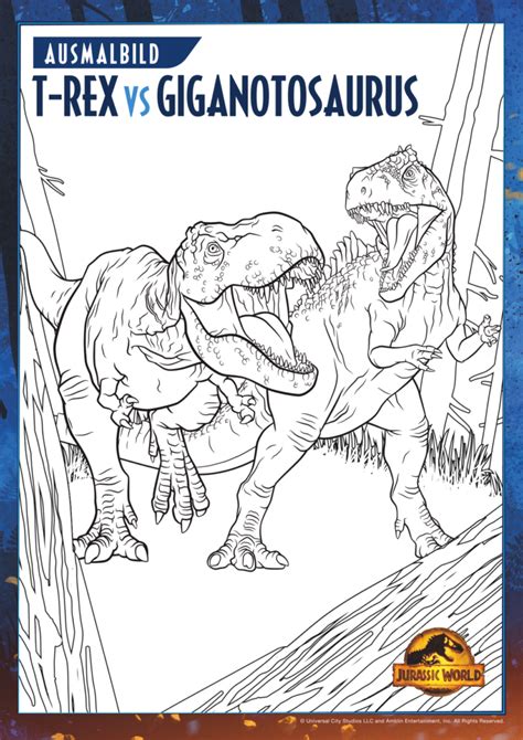 Jurassic World Ausmalbilder Kostenlos Zum Ausdrucken