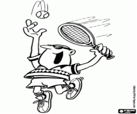 Desenhos De Esportes De Raquete Para Colorir Jogos De Pintar E Imprimir