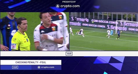 Perché in Inter Genoa l arbitro dà rigore su Barella nonostante il Var