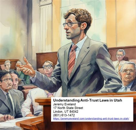Understanding Anti Trust Laws In Utah Jeremy Eveland