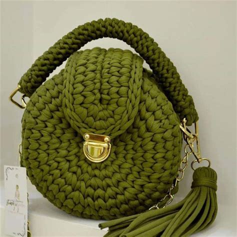80 Modelos de Bolsa de crochê redonda acabamento perfeito