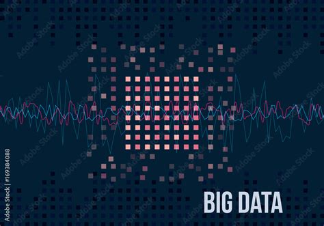 Big Data Algorithms Analysis Of Information Minimalistic Infographics