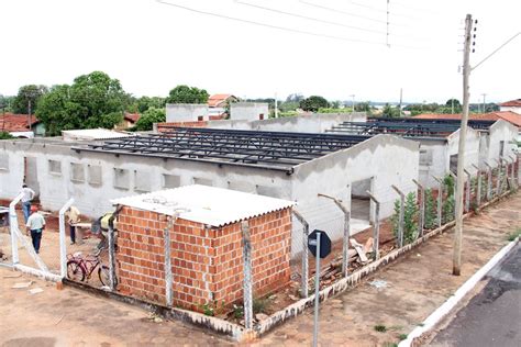 Novo prédio da UBS da COHAB já está recebendo as estruturas metálicas