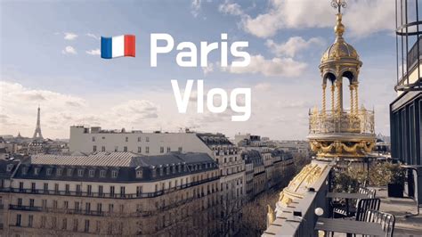 Paris travel vlog 파리여행 브이로그 파리 한식 맛집 쁘랭땅 백화점 마카롱 핫초코 크레페 YouTube