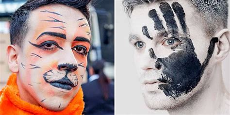 Les Plus Surprenants Maquillages DHalloween Pour Homme Marie Claire