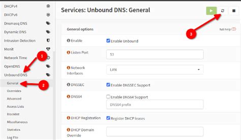 opnsense set up and configure dns over tls dot