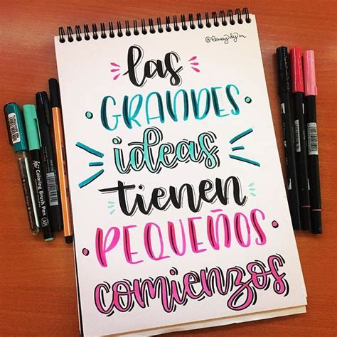 LENAY Diseño y Manualidades en Instagram Julio y los retolettering