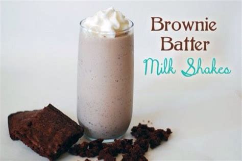Brownie Milkshake Brownie Batter Milkshake Recipes Milkshake