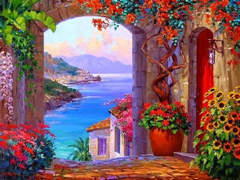 Cuadros Modernos Pinturas Y Dibujos Galeria Flores Y Paisajes