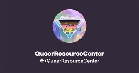 QueerResourceCenter S Link In Bio Resources And Socials Linktree