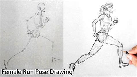 Running Drawing Reference