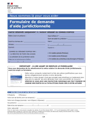 Remplissable En Ligne Notice Du Formulaire De Demande D Aide