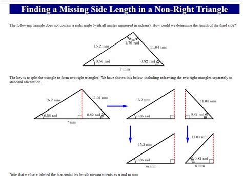 Unlocking The Mystery Find The Missing Length With Geometry Answers