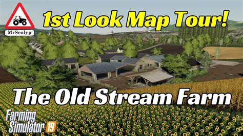 THE OLD STREAM FARM 1st Look Map Tour Farming Simulator 19 PS4