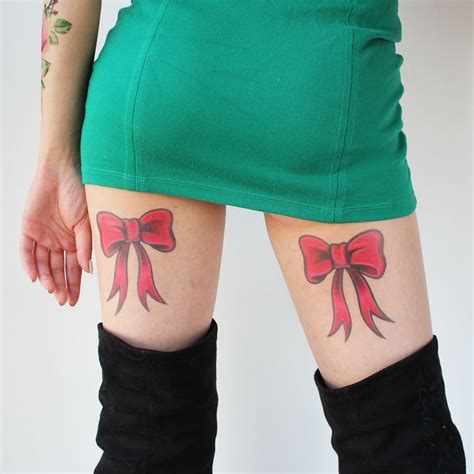 Bow Tattoos On Back Of Legs Telegraph