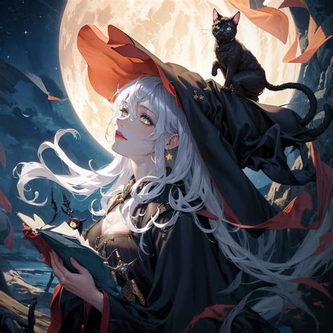 HD Wallpaper AI Art Digital Art Artwork Illustration Women Witch