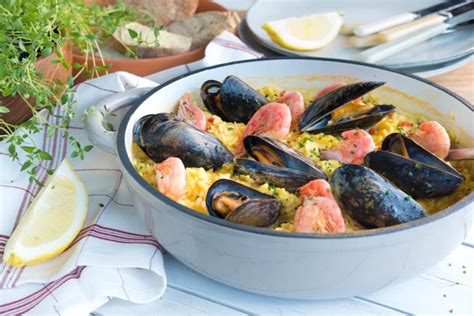 Paella Med Skalldyr Olivero