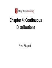 Chapter Continuous Distributions Pdf Chapter Continuous