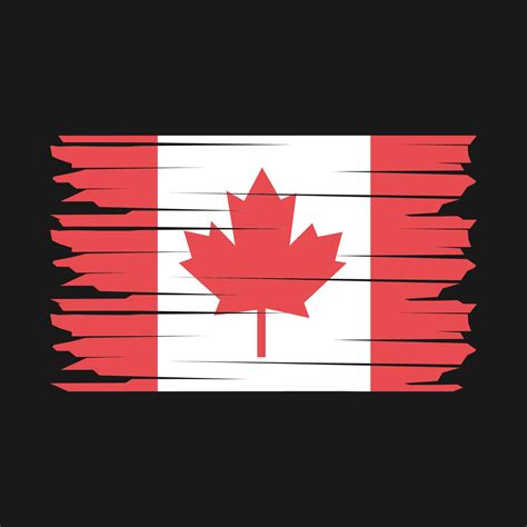 Canada Flag Illustration Vector Art At Vecteezy