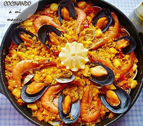 PAELLA DE MARISCO Receta Paso A Paso