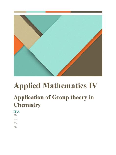 application of group theory pdf group mathematics group theory