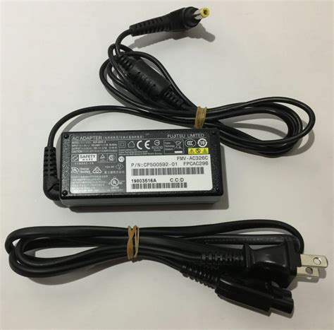 FUJITSU 20V 2A 純正ACアダプター AC電源 中古 FMV AC326 FMV AC326C 19V 2 1A 等互換用 ノート