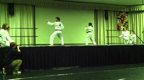 Tae Kwon Do Forms Part Umbc Martial Arts Exhibition Youtube