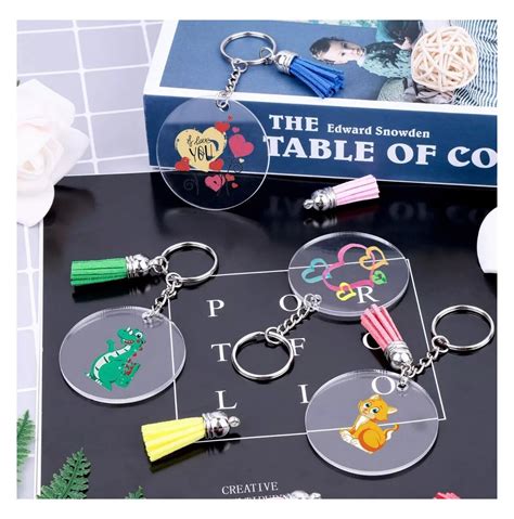 Kit De Llaveros Acr Licos Con Borlas Y Vinilo Piezas Coppel