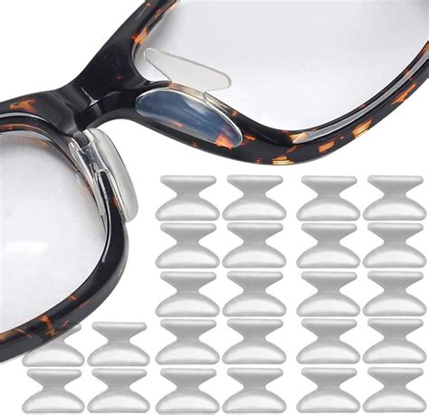 Lot de 12 paires de plaquettes de nez adhésives en silicone