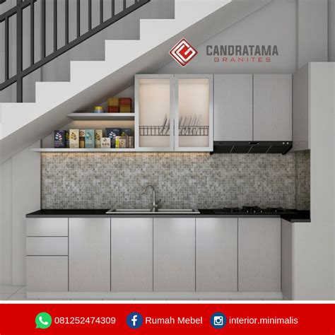 Desain Kitchen Set Bawah Tangga