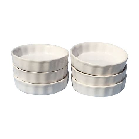 Om Joy Collection Shallow Creme Brulee Mini Ramekins 1 Oz Each Set