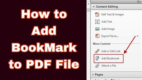 how to add bookmarks to a pdf add bookmarks to pdf how to add bookmark in adobe acrobat 2023