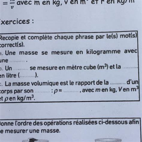 Bonjour Vous Pouvez Maider Pour Le Premier Svp Au Plus Vite Merci