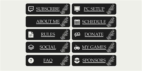 Free Animation Stream Overlay Black N White Leaves On Behance