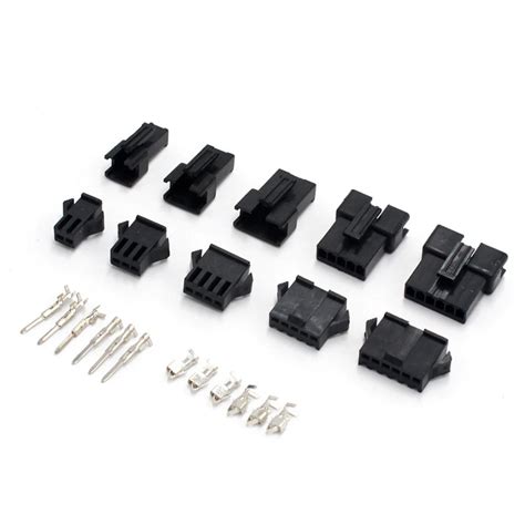 10sets JST SM Connector Plug Female And Male Housing Terminals SM 2P