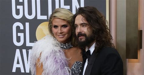 Heidi Klum Tom Kaulitz Show Some Skin For Anniversary Photos