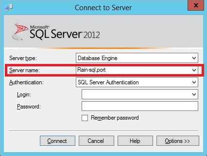 SQL Server Rain Or Shine How To Specify A Port Number To Connect To