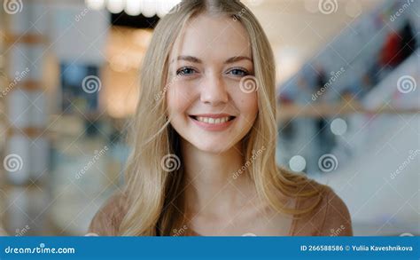 Female Satisfied Face Caucasian Carefree Successful Lady Cheerful Woman