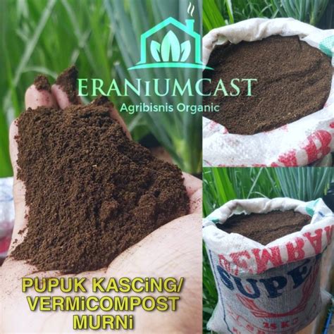Jual Media Tanam Pupuk Kascing Murni 10Kg Pupuk Super Organik Shopee