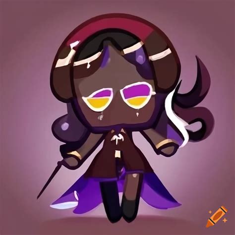 Dark Cacao Cookie In Cookie Run Kingdom