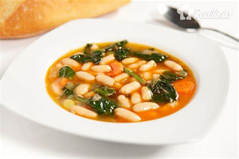 Alubias Blancas Con Espinacas Recetinas