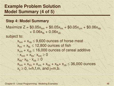 ppt chapter 8 linear programming modeling examples powerpoint presentation id 6241485