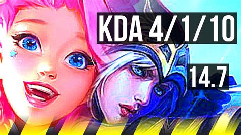 SERAPHINE Senna Vs ASHE Nami ADC 4 1 10 1100 Games Rank 12
