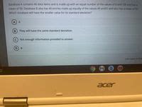 Answered Database A Contains Data Items And Bartleby