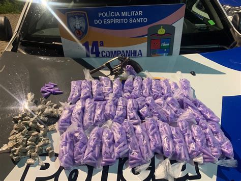 Mais de mil pinos de cocaína são apreendidos na Serra ES HOJE