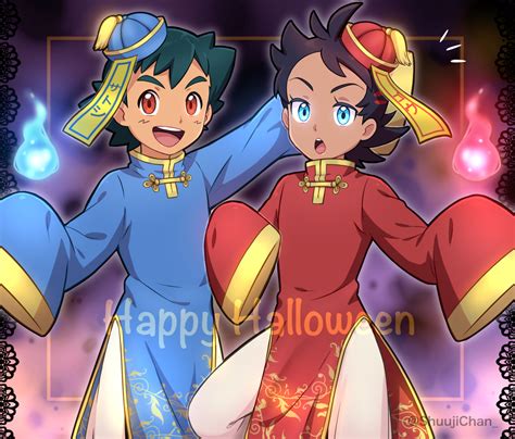 Ash Ketchum And Goh Pokemon And 2 More Drawn By Sara Bon Danbooru