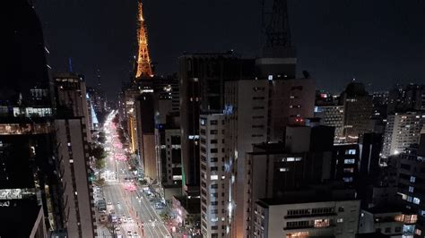 Avenida Paulista Vista Noturna Do Mirante Do SESC YouTube