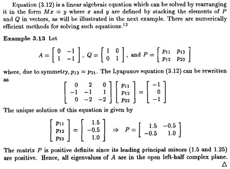 matrix system of equations solver